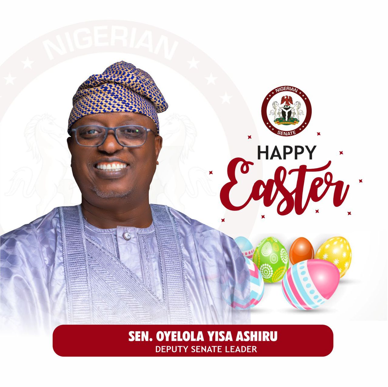 Senator Ashiru Greets Christians On Easter