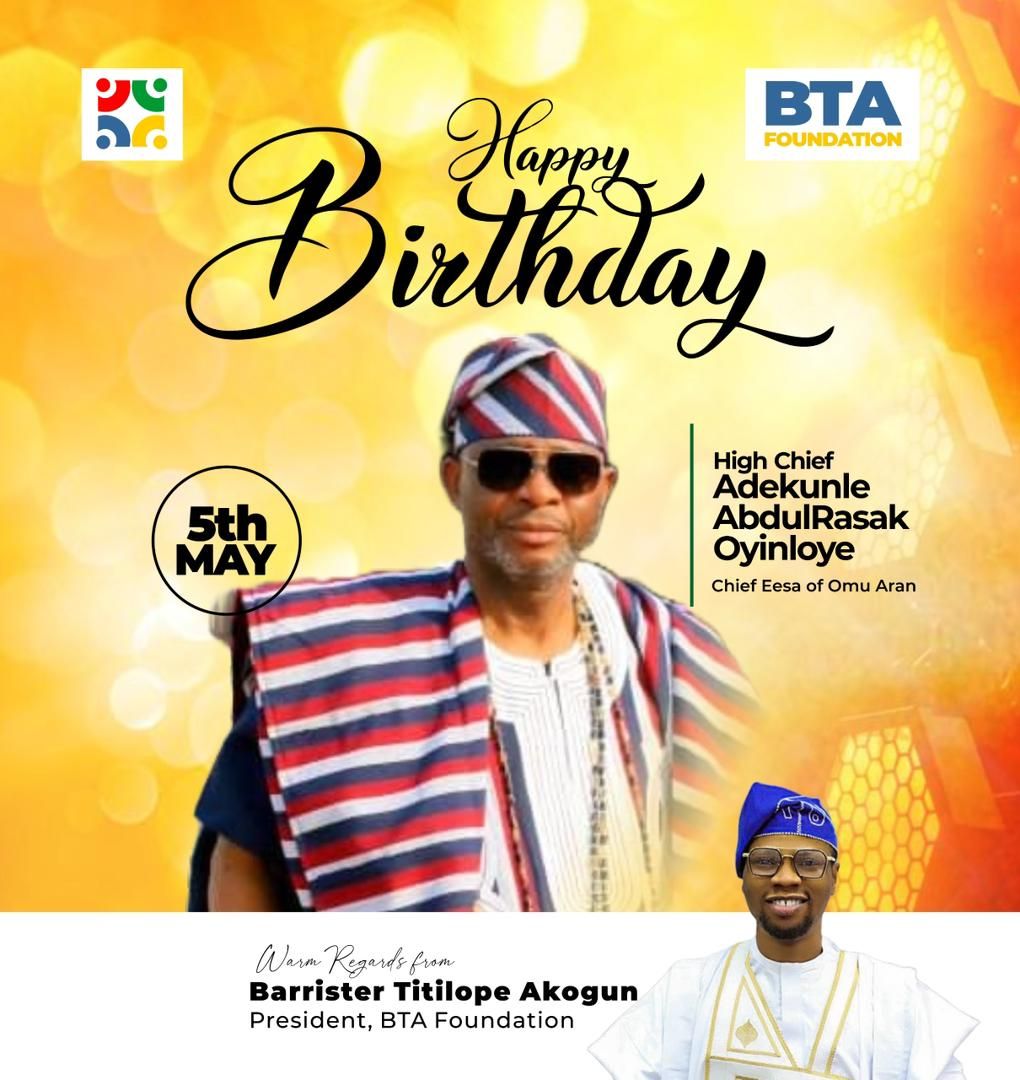 Birthday: Amofin Akogun Congratulates Chief Eesa of Omu Aran